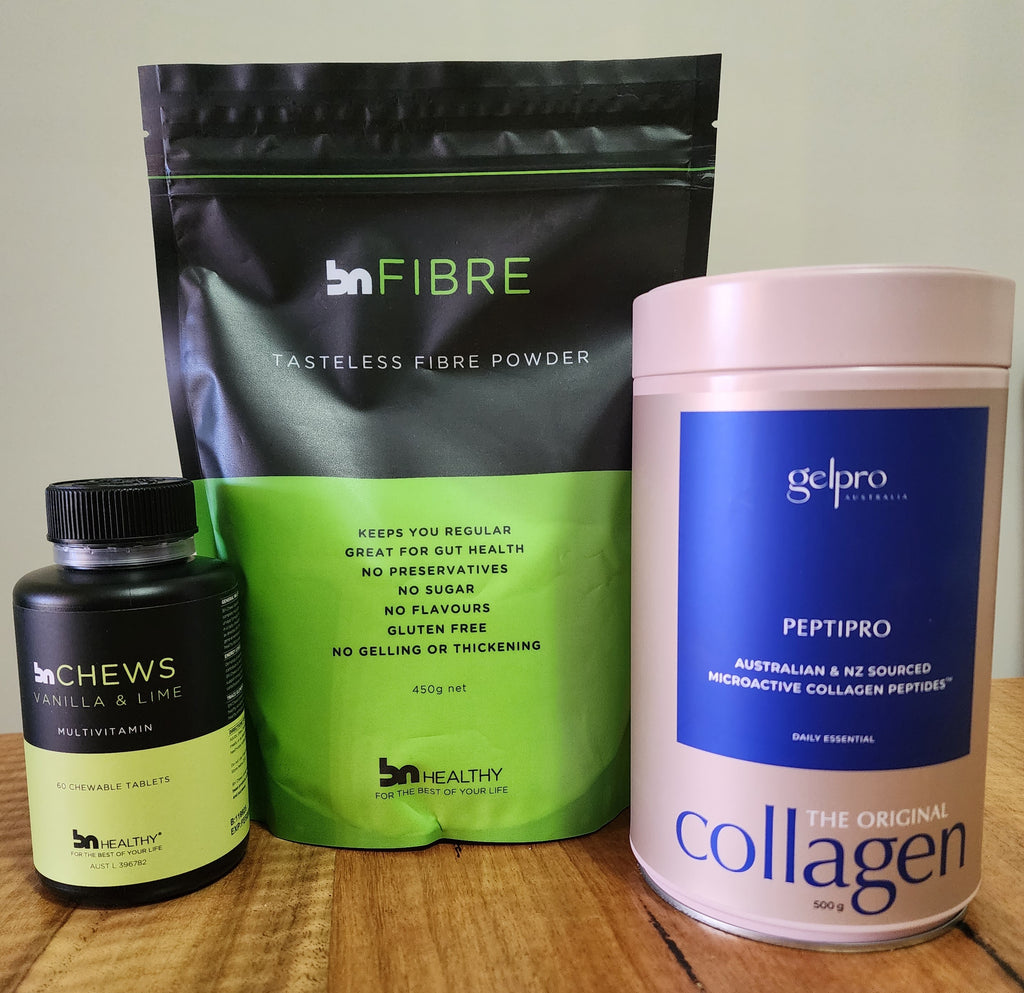 The Essentials Starter Kit - BN Chewable Multivitamins + Gelpro Peptip ...